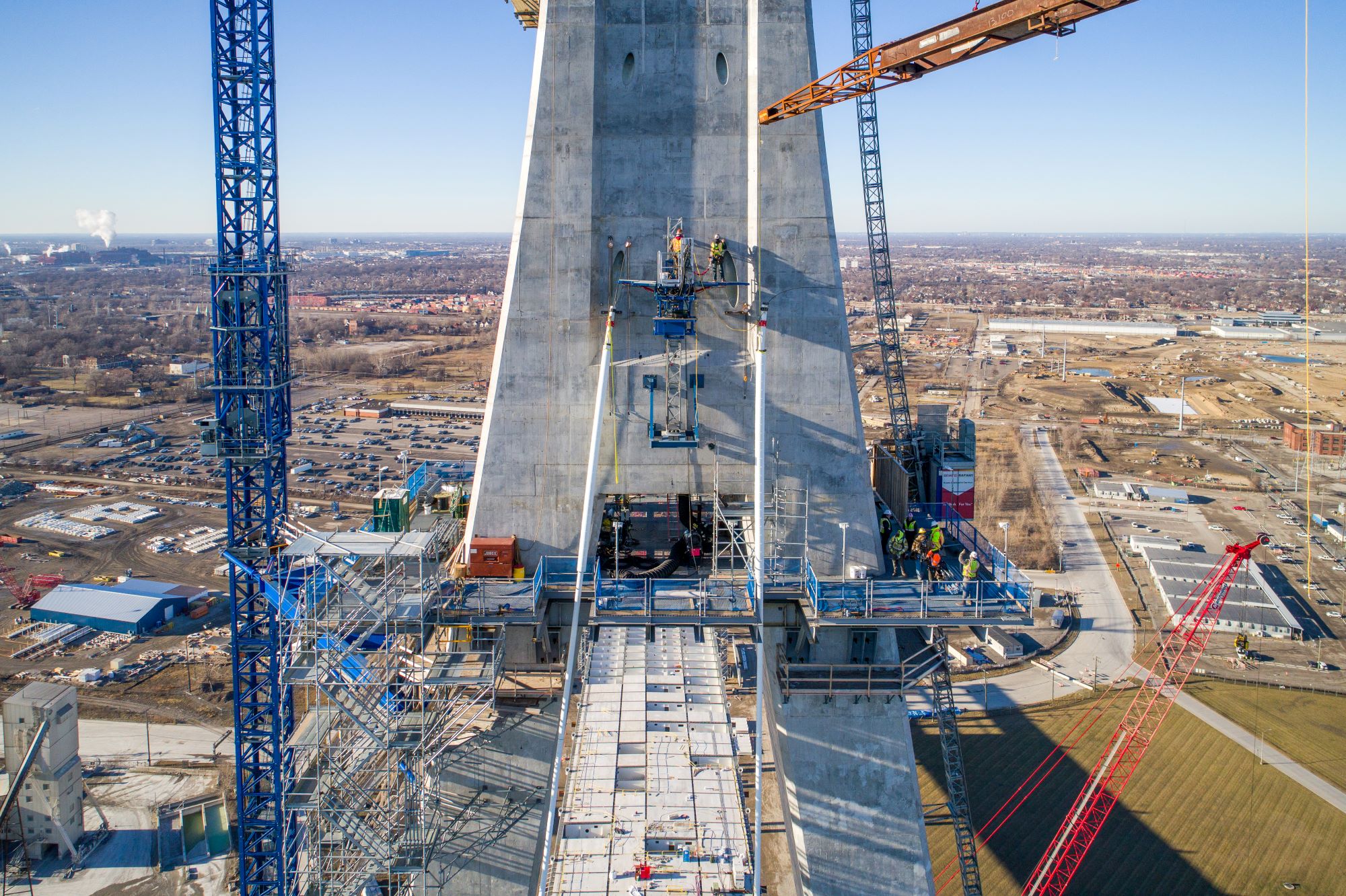 How Stay Cables Are Installed | Gordie Howe International Bridge