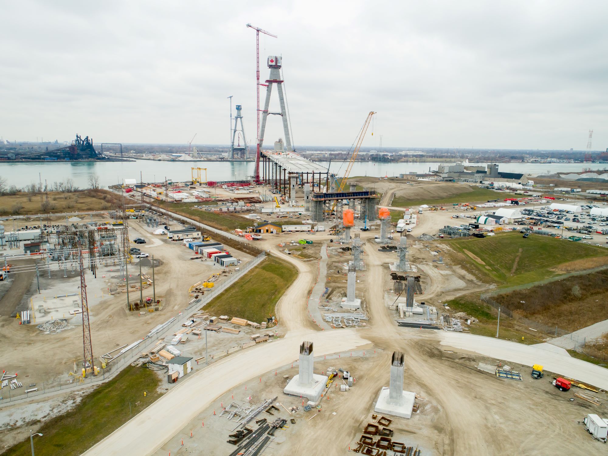 Construction Update: Spring 2023 | Gordie Howe International Bridge
