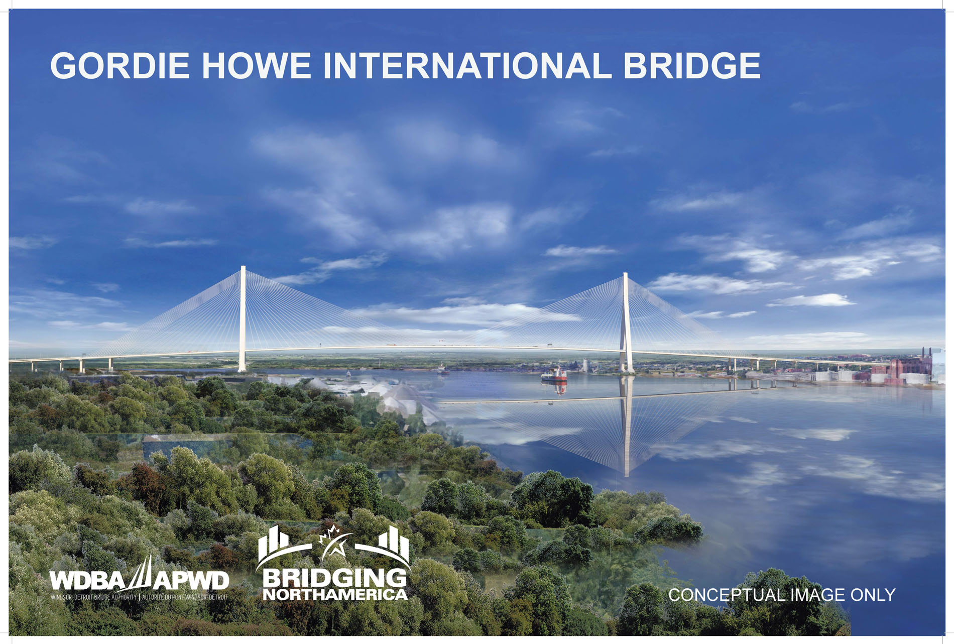 Original Renderings | Gordie Howe International Bridge