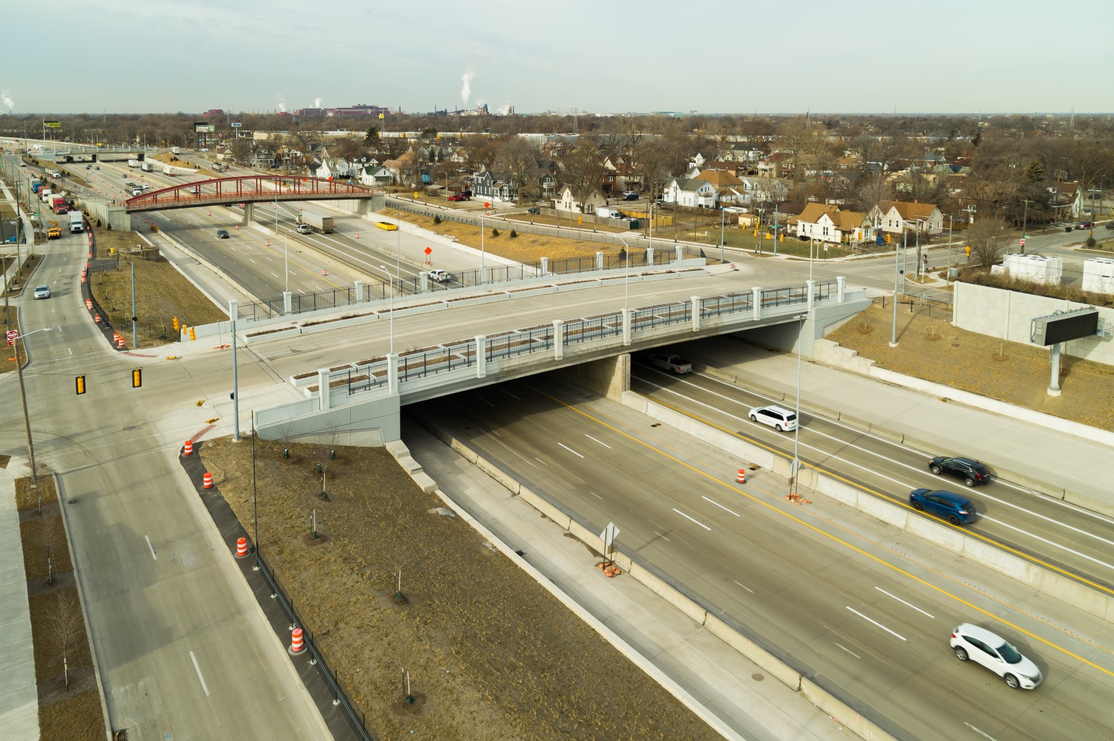 Michigan Interchange Progress - February 2025