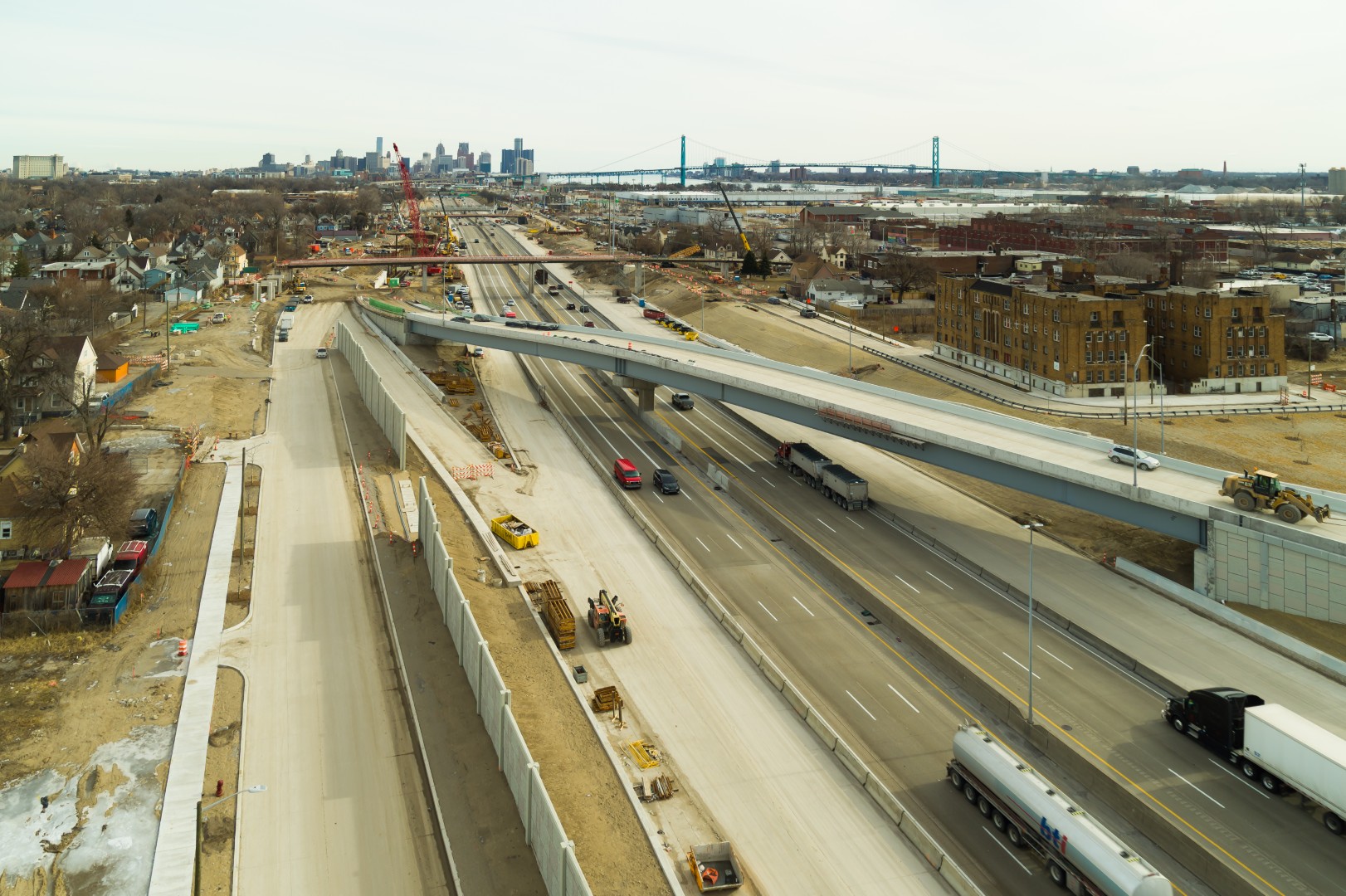 Michigan Interchange Progress - February 2025