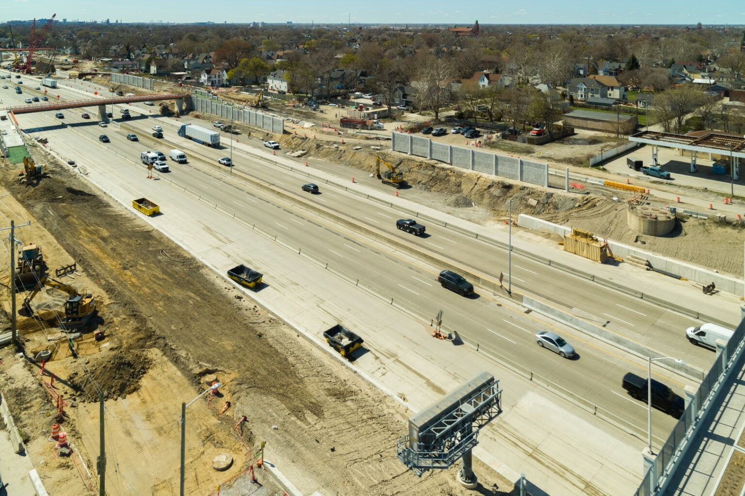 Michigan Interchange Progress - June 2025
