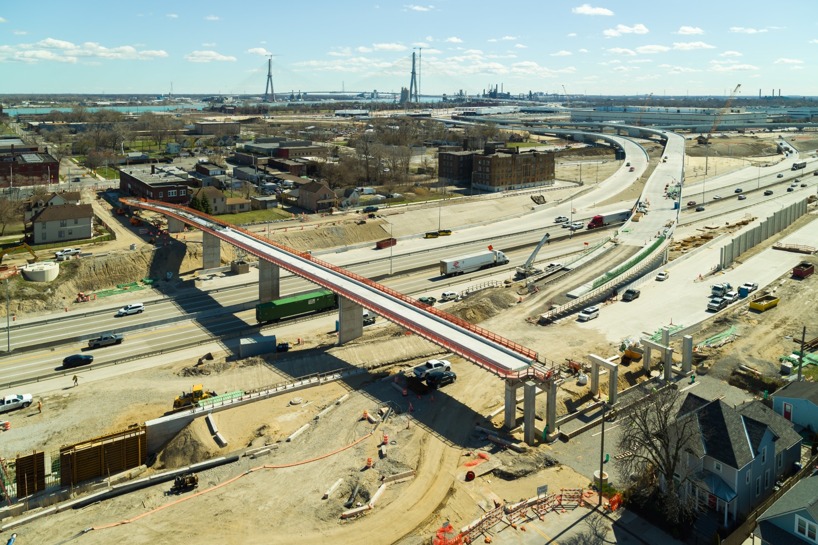 Michigan Interchange Progress - June 2025
