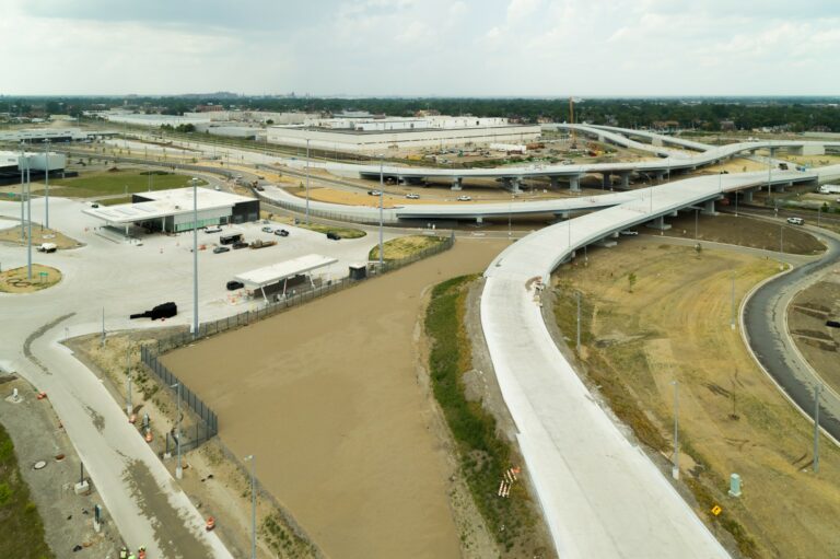 Michigan Interchange Progress - July 2025