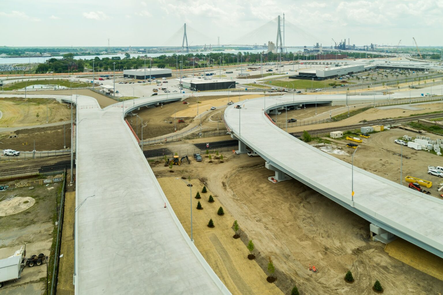 Michigan Interchange Progress - July 2025