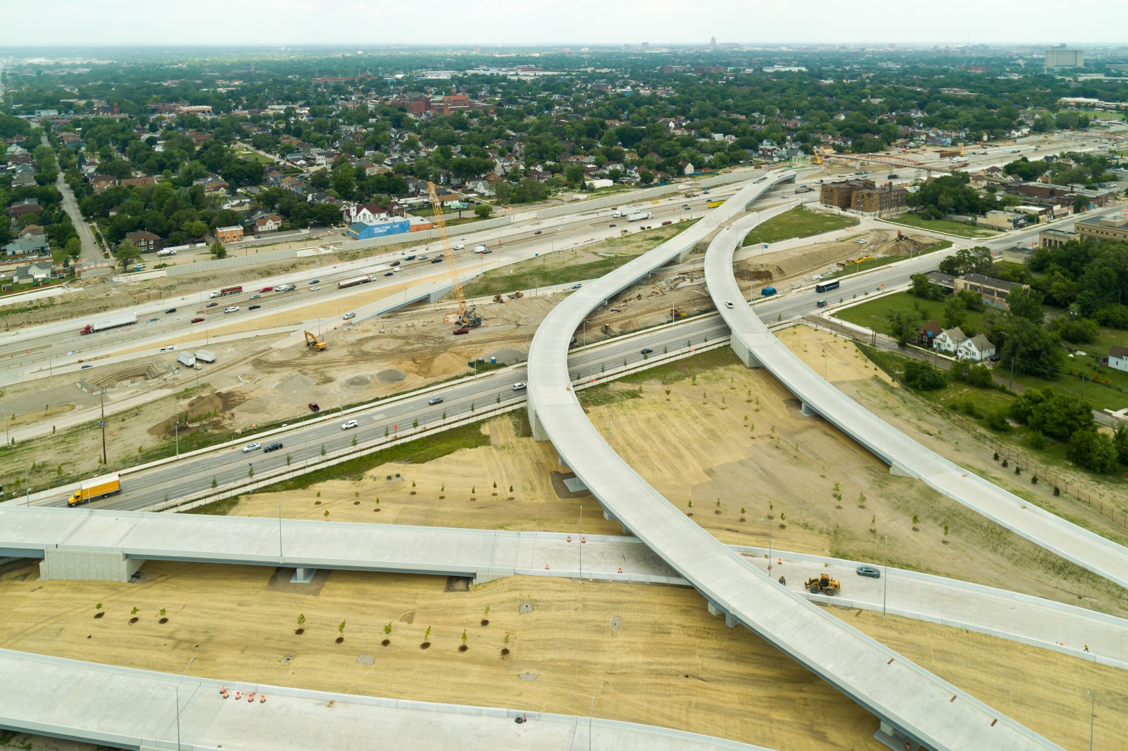 Michigan Interchange Progress - July 2025