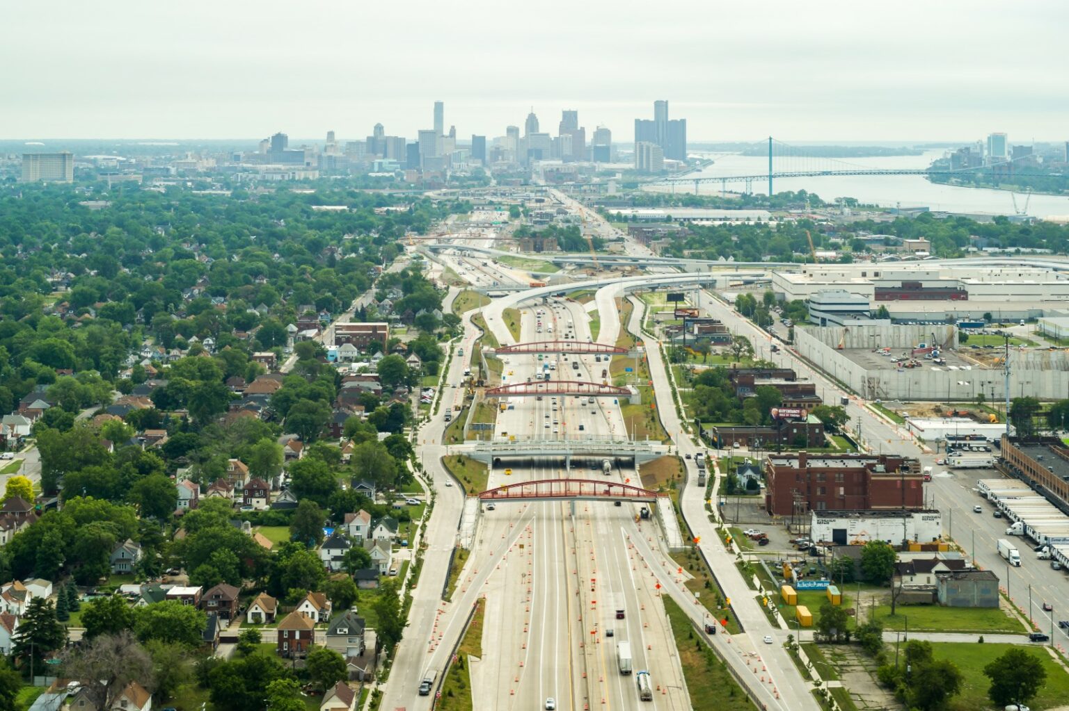 Michigan Interchange Progress - July 2025