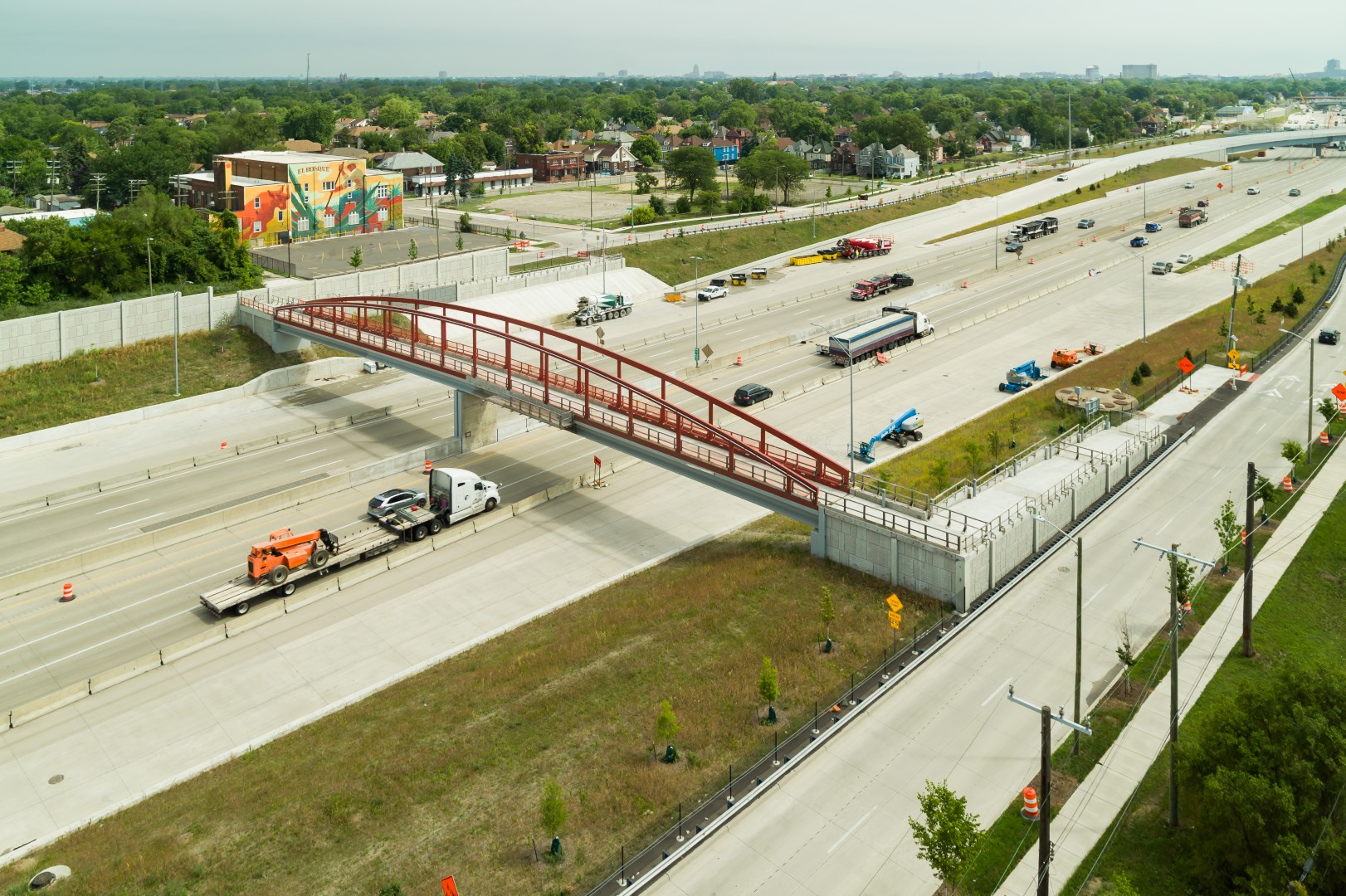 Michigan Interchange Progress - July 2025