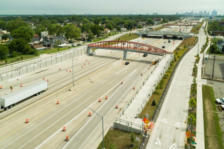 Michigan Interchange Progress - July 2025