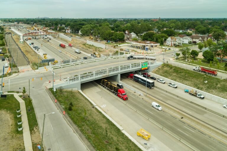 Michigan Interchange Progress - July 2025