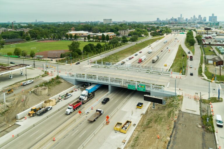 Michigan Interchange Progress - July 2025