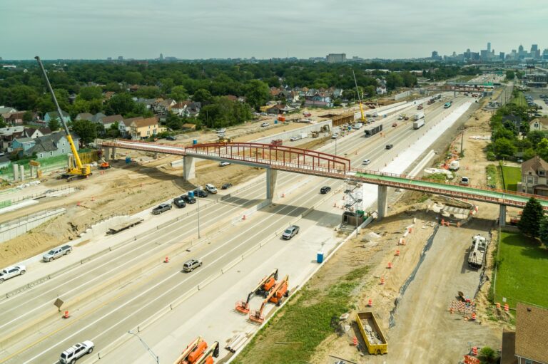 Michigan Interchange Progress - July 2025