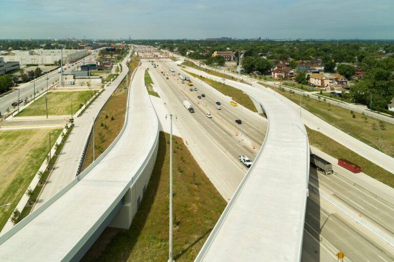 Michigan Interchange Progress - July 2025