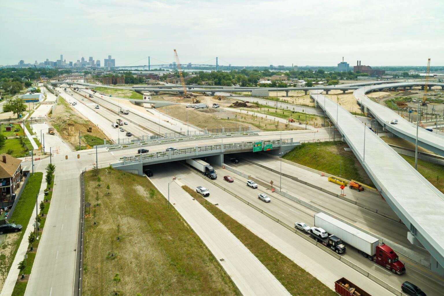 Michigan Interchange Progress - July 2025