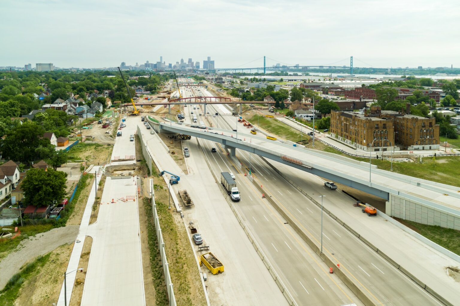 Michigan Interchange Progress - July 2025