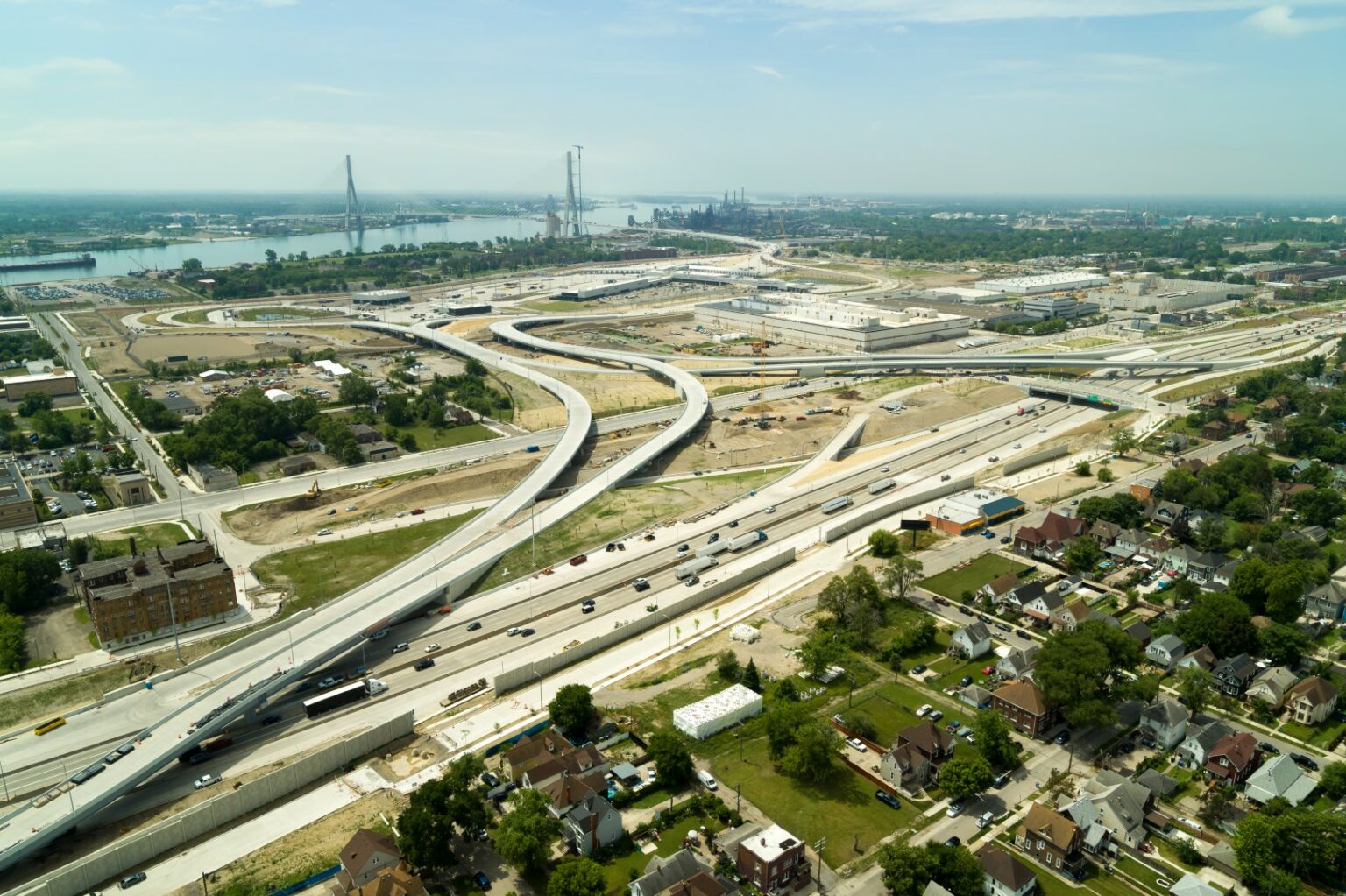 Michigan Interchange Progress - July 2025