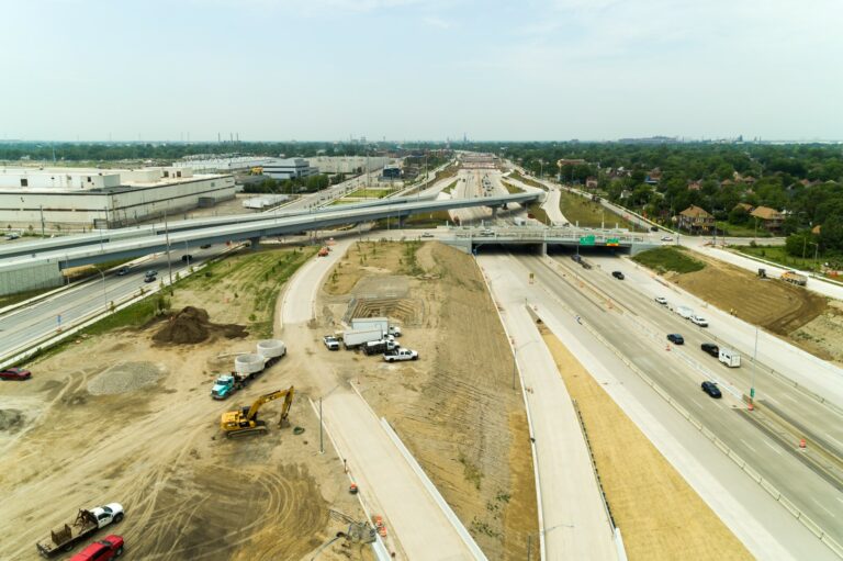 Michigan Interchange Progress - July 2025