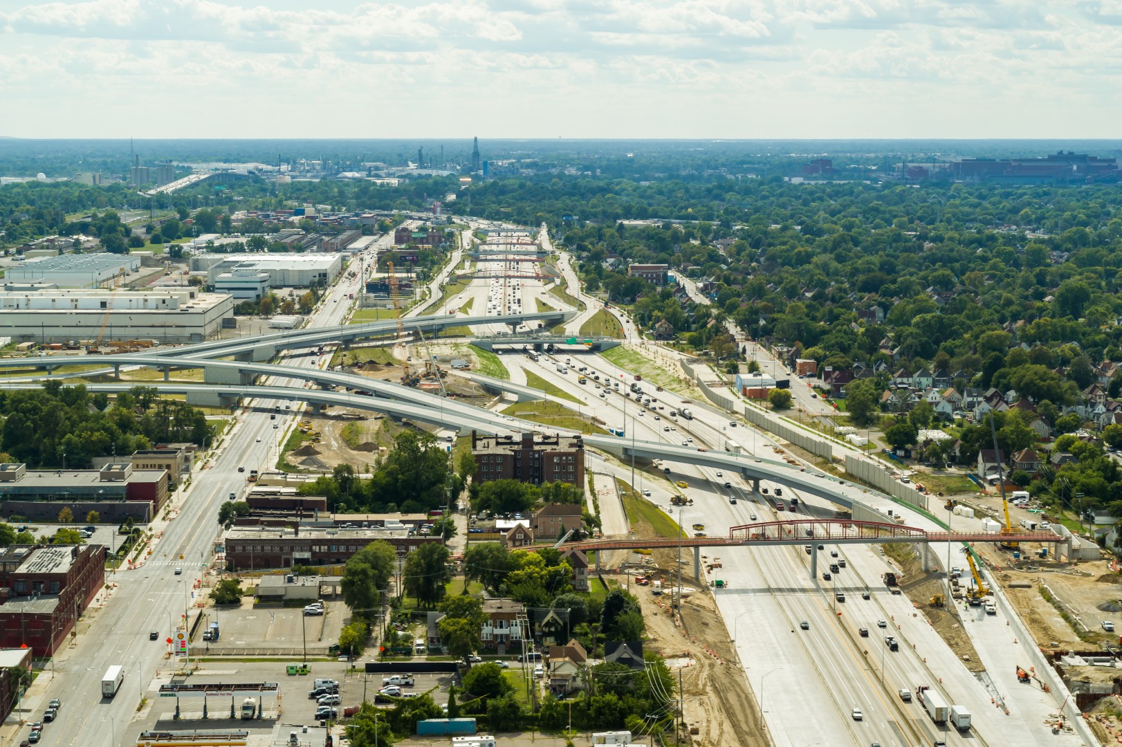 Michigan Interchange Progress - October 2025