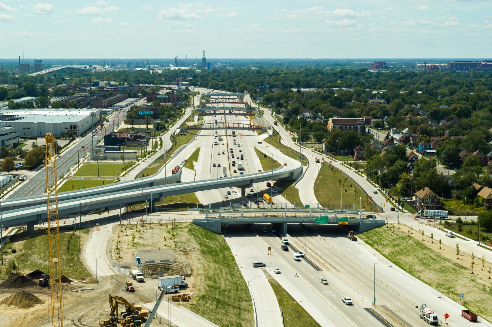 Michigan Interchange Progress - October 2025