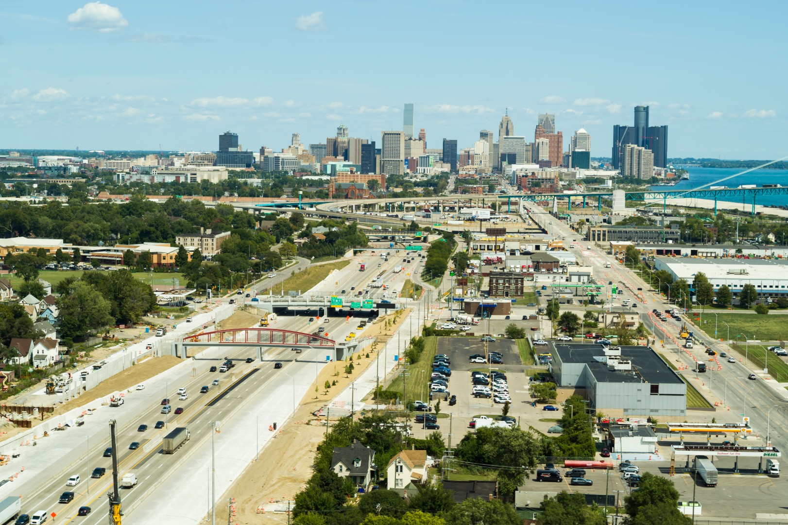 Michigan Interchange Progress - October 2025