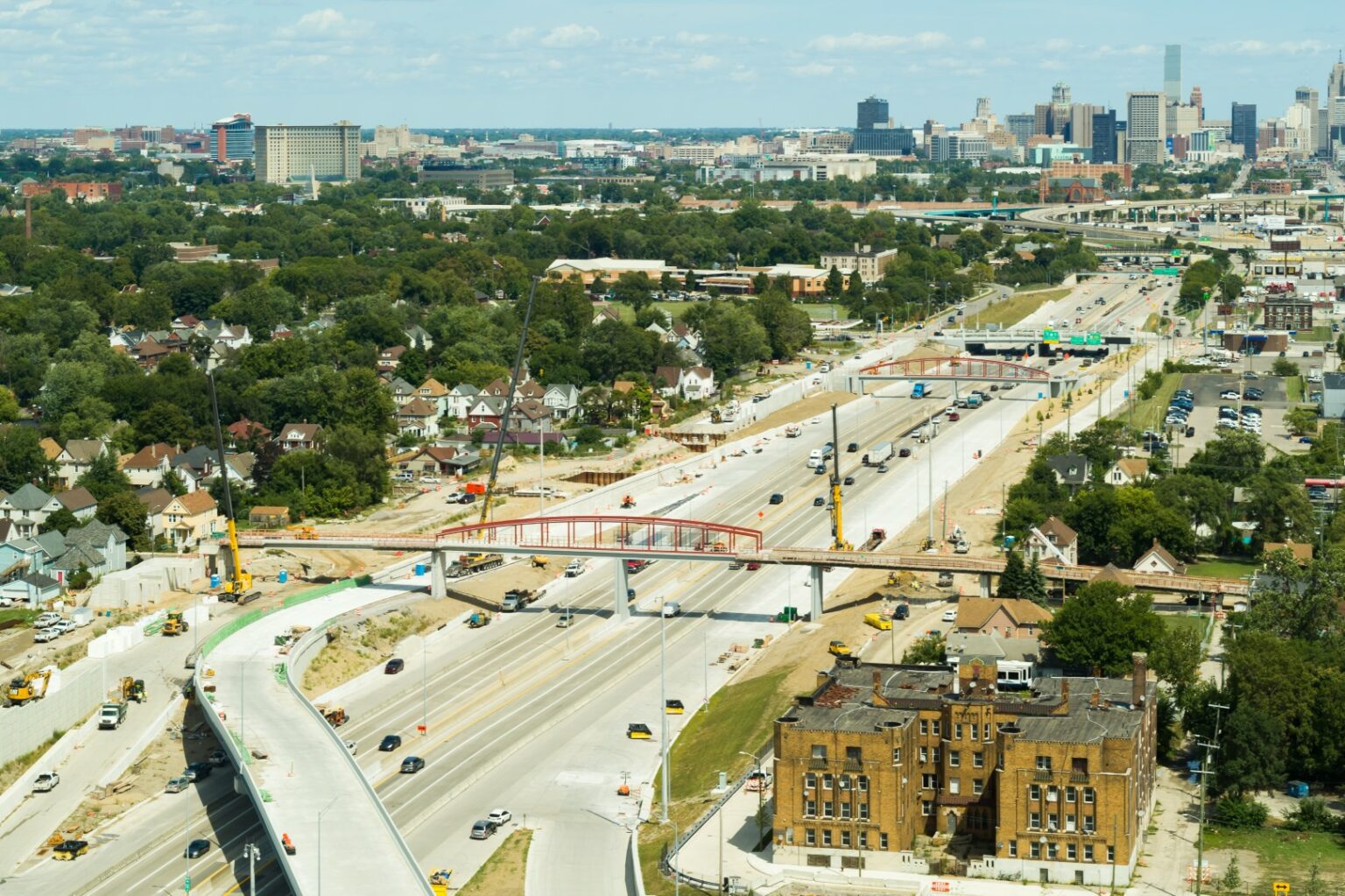 Michigan Interchange Progress - October 2025