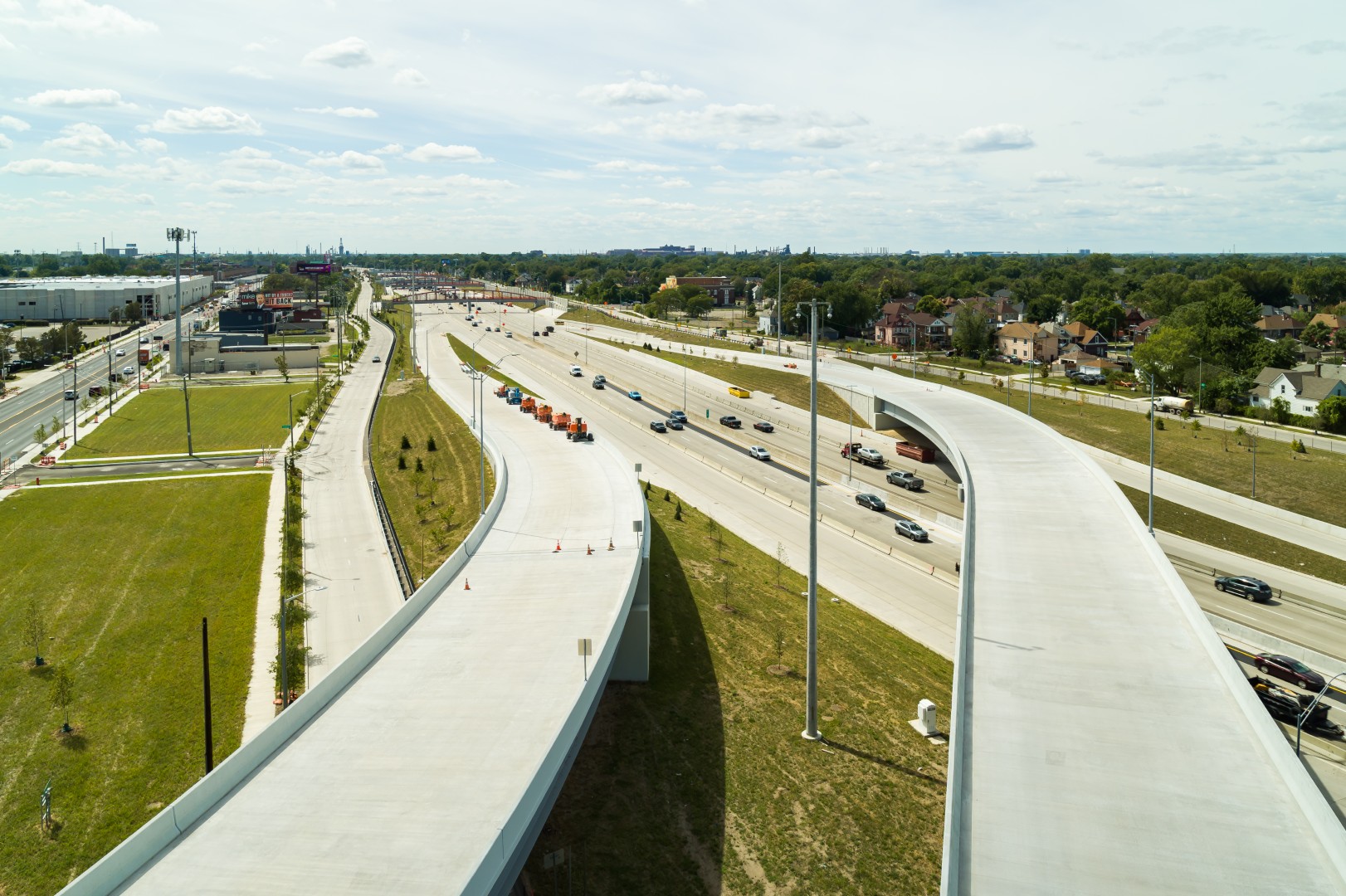 Michigan Interchange Progress - October 2025