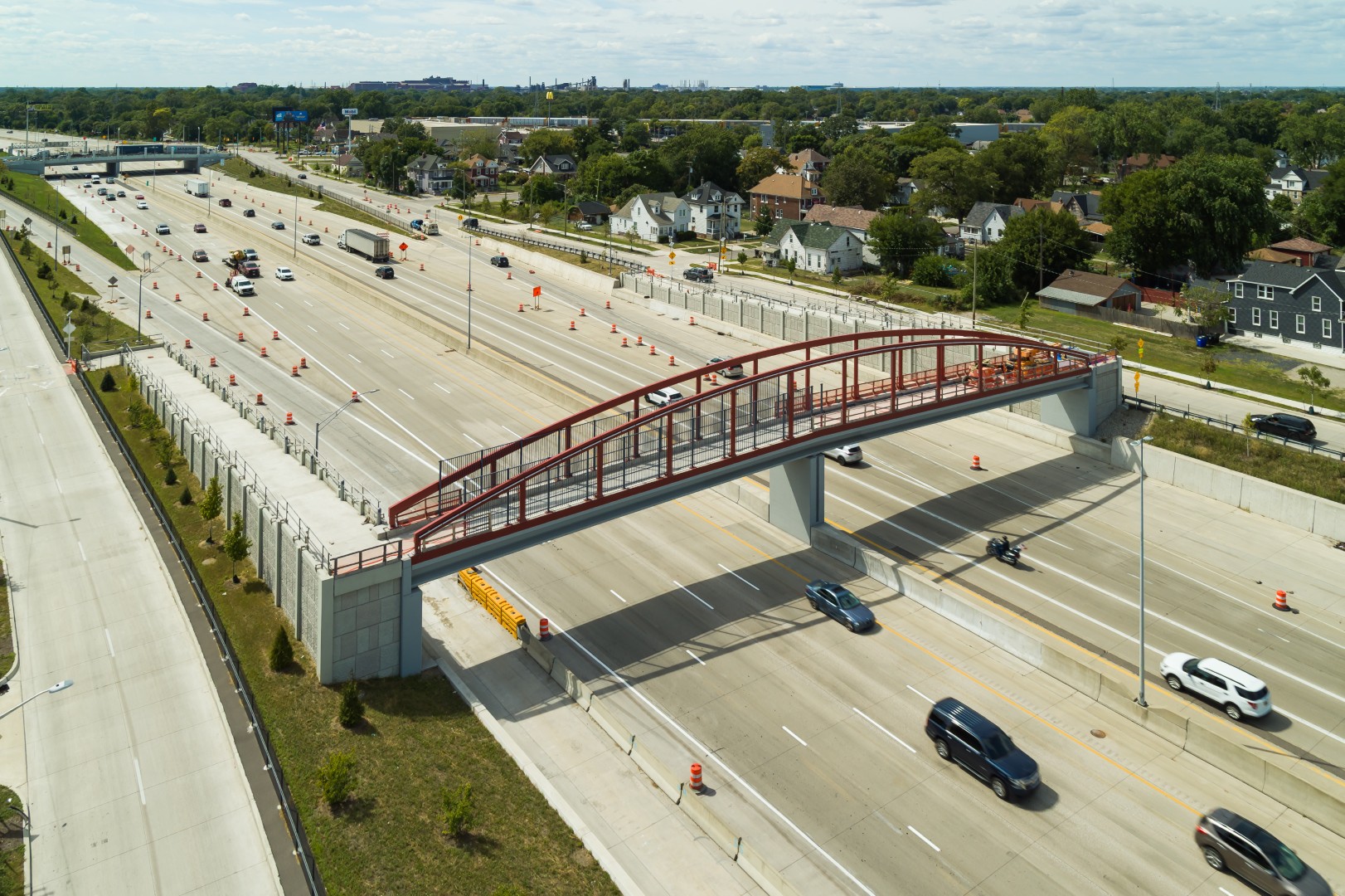 Michigan Interchange Progress - October 2025