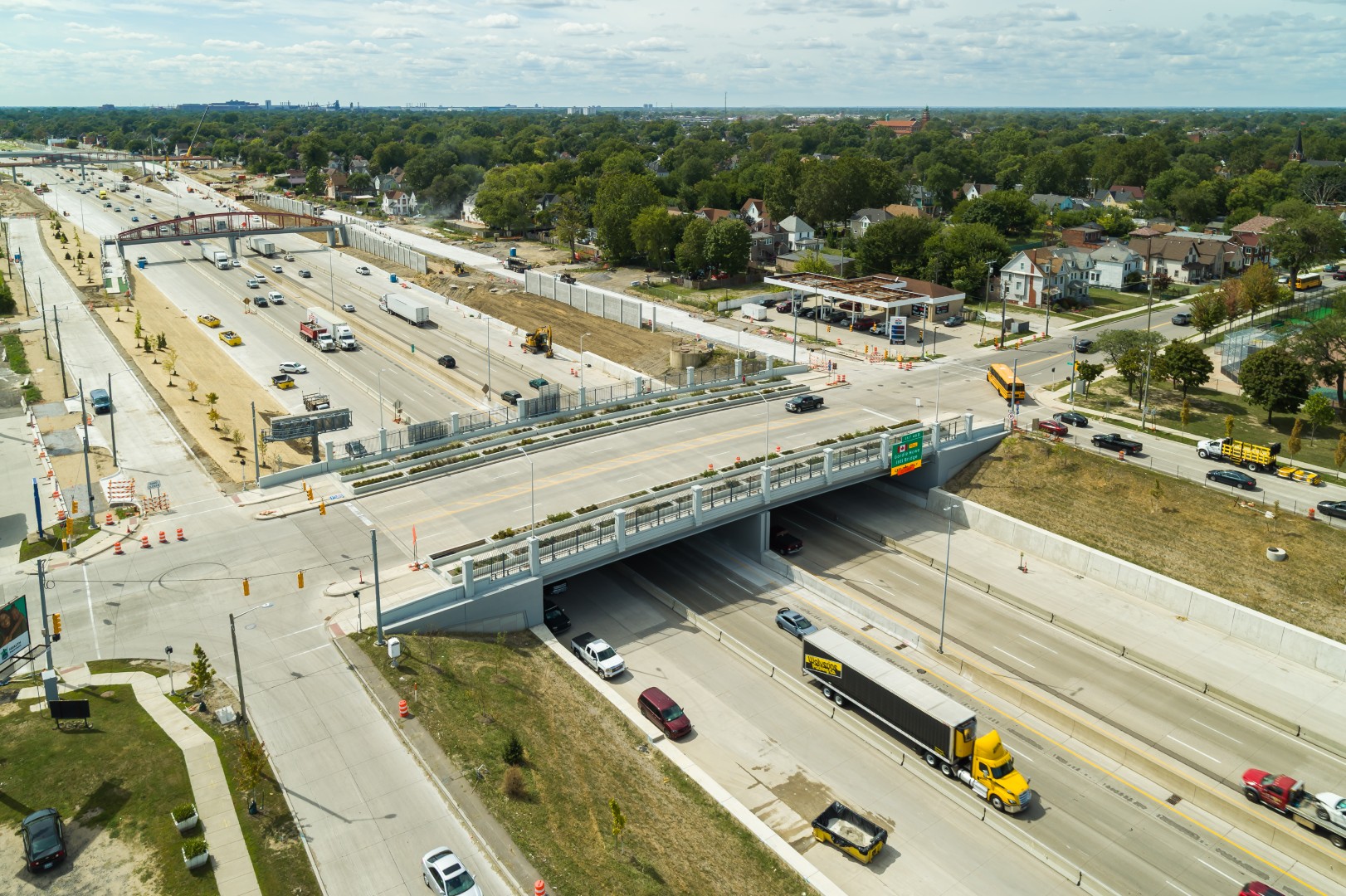 Michigan Interchange Progress - October 2025