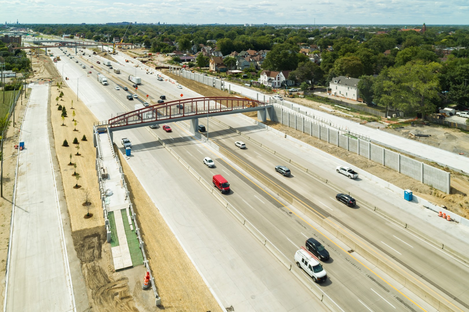 Michigan Interchange Progress - October 2025