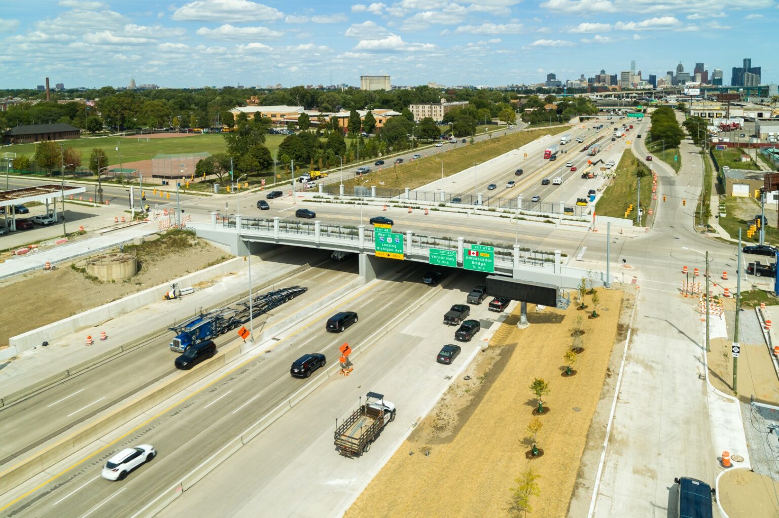 Michigan Interchange Progress - October 2025
