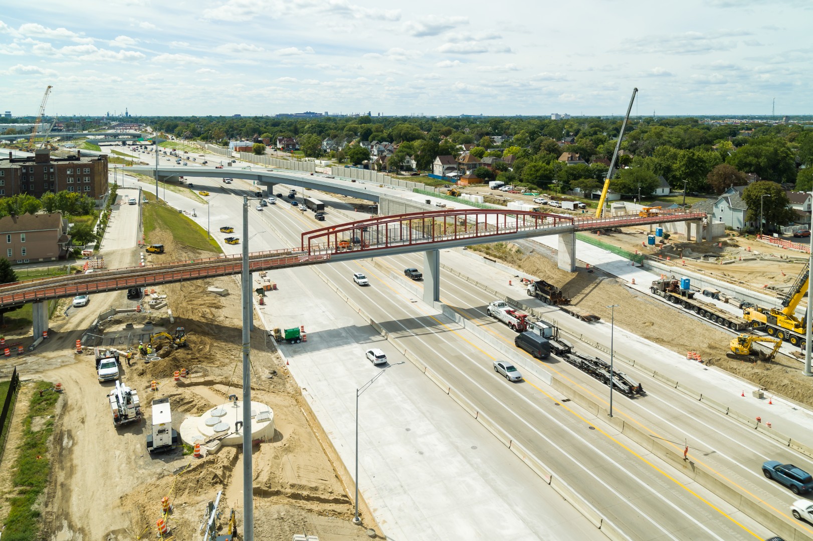 Michigan Interchange Progress - October 2025