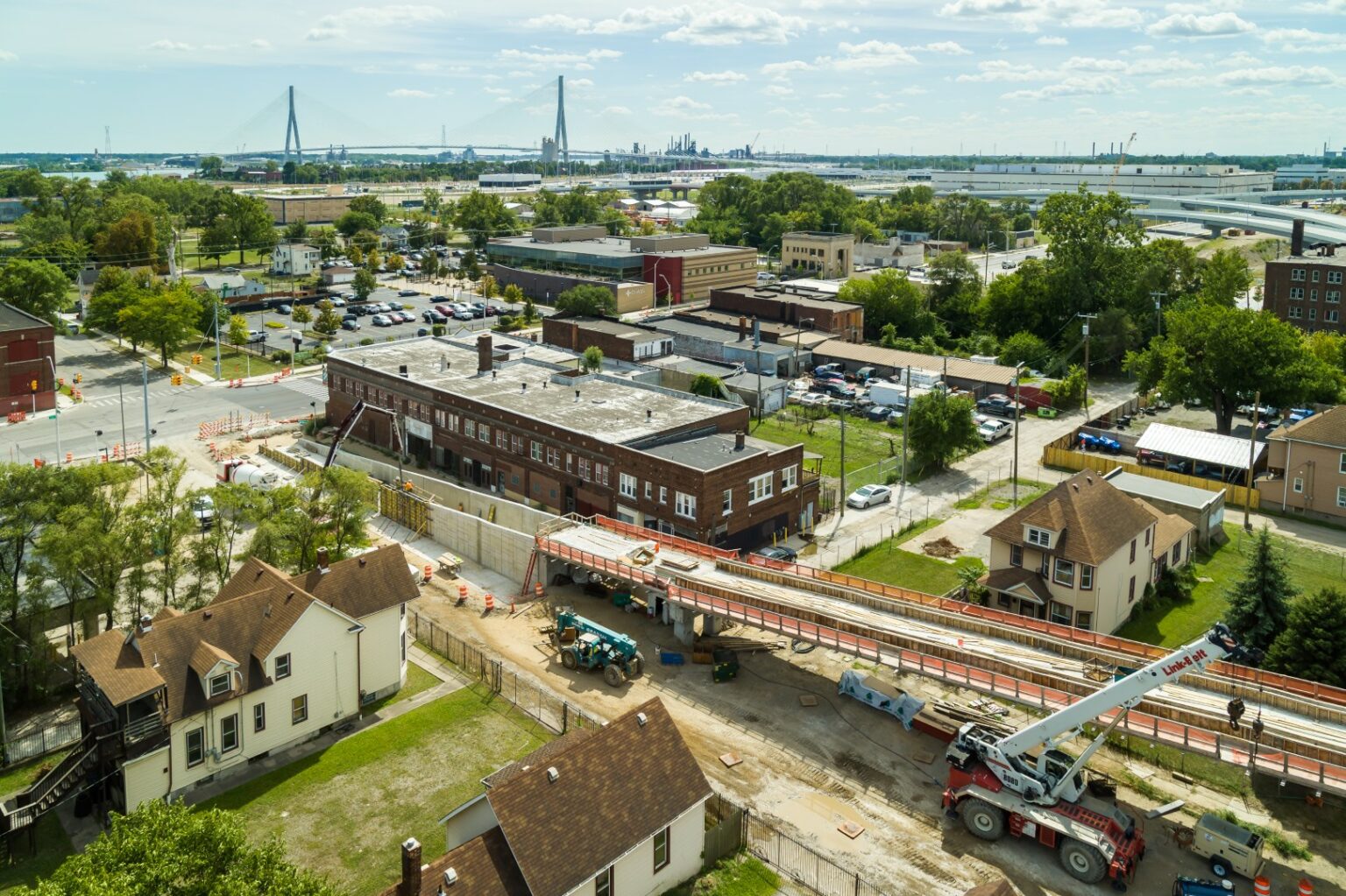 Michigan Interchange Progress - October 2025