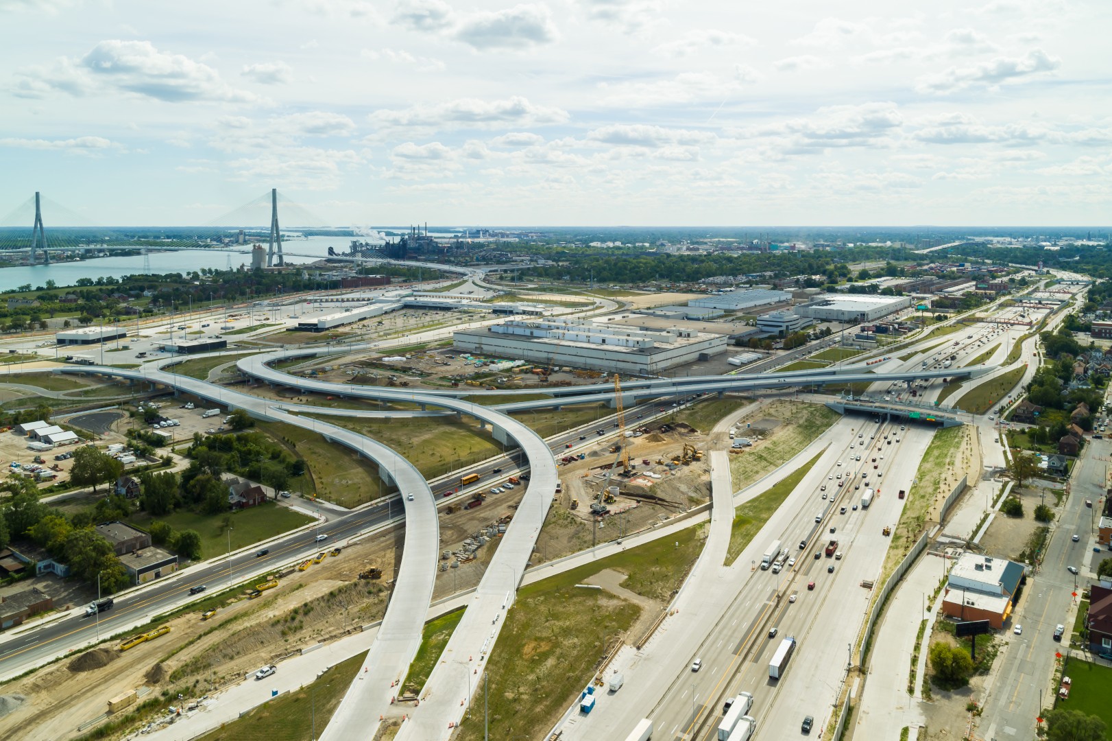 Michigan Interchange Progress - October 2025