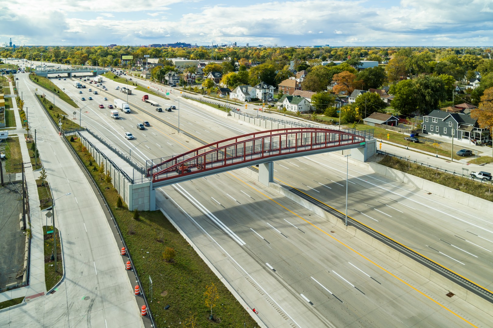 Michigan Interchange Progress - November 2025