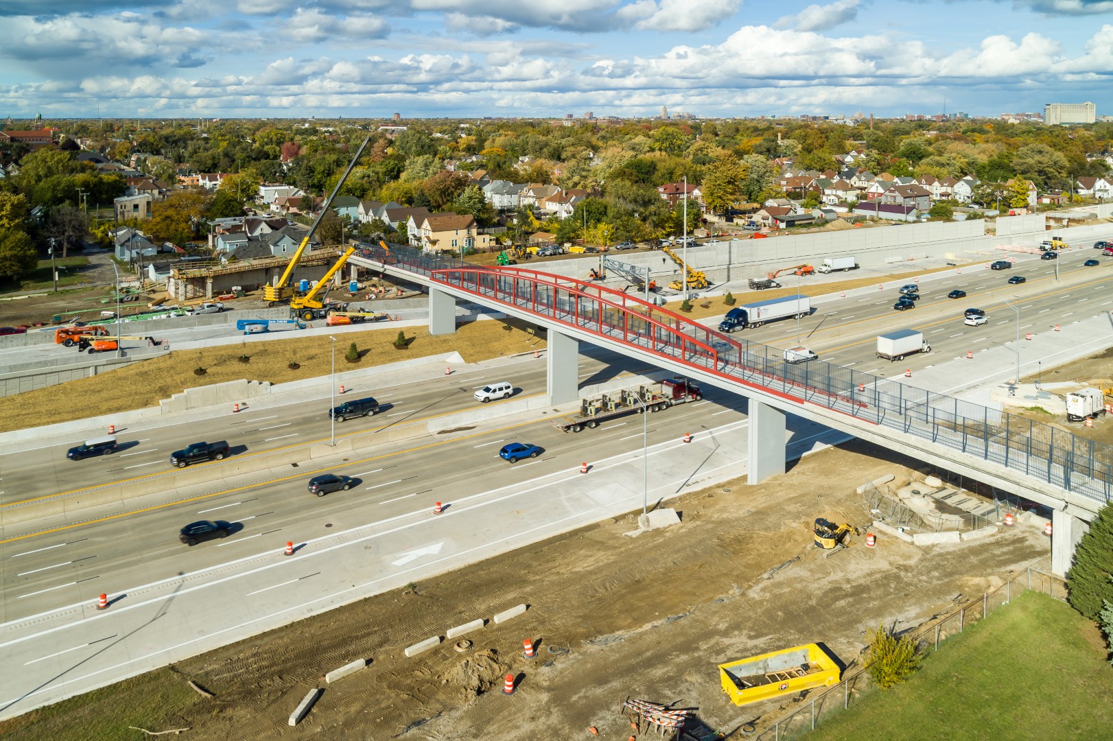 Michigan Interchange Progress - November 2025