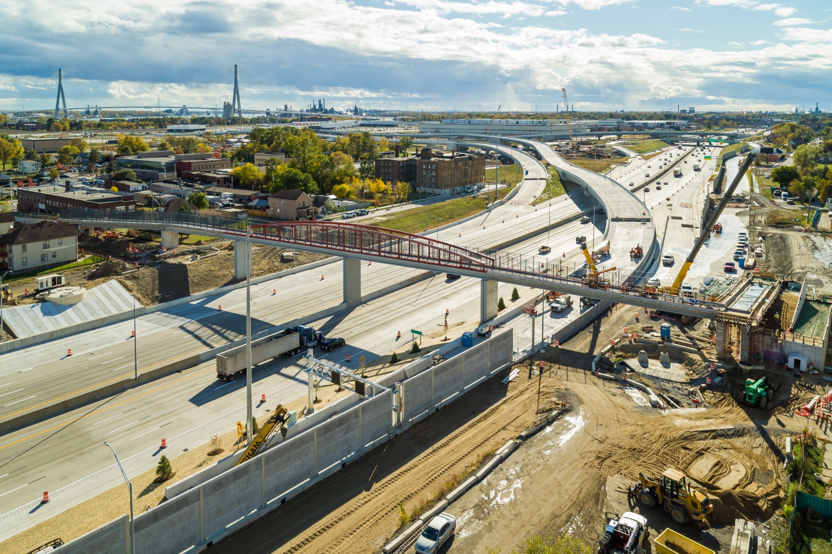 Michigan Interchange Progress - November 2025