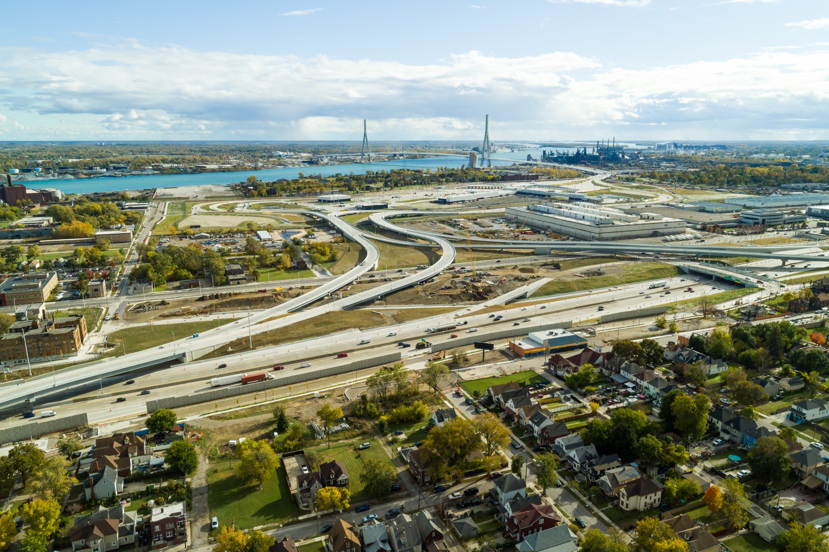 Michigan Interchange Progress - November 2025